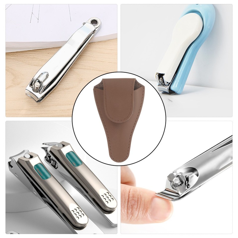 Protective Nail Tool Accessory PU Cuticle Nipper Cover Handle Protector ...