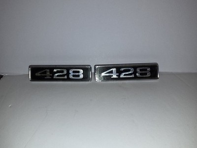 Vintage NOS Ford 428 Pair Emblems badges | eBay