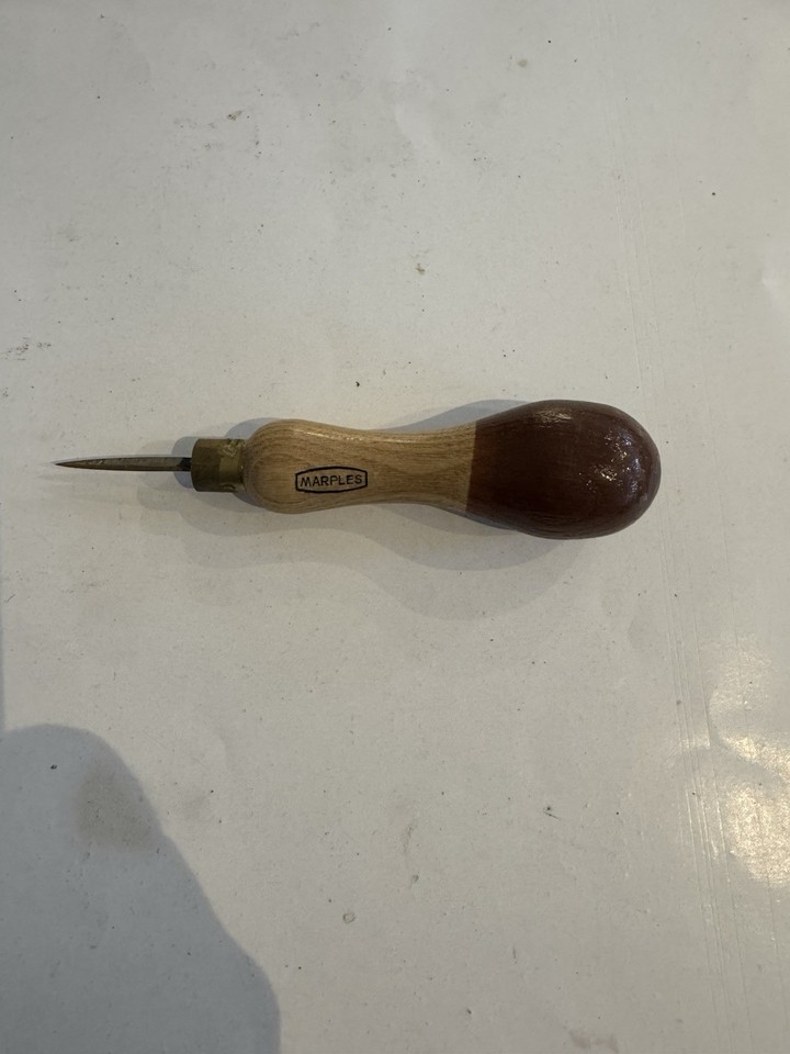 Marples Vintage Wooden Handle Bradawl 40 mm Spike | eBay UK