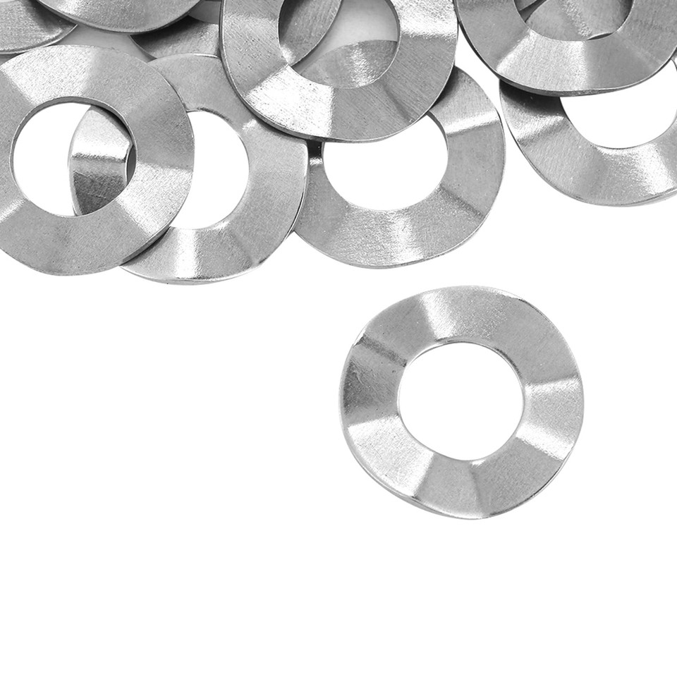 M10 20pcs Stainless Steel Wave Washer Gasket Spring Washers Lock Tools ...