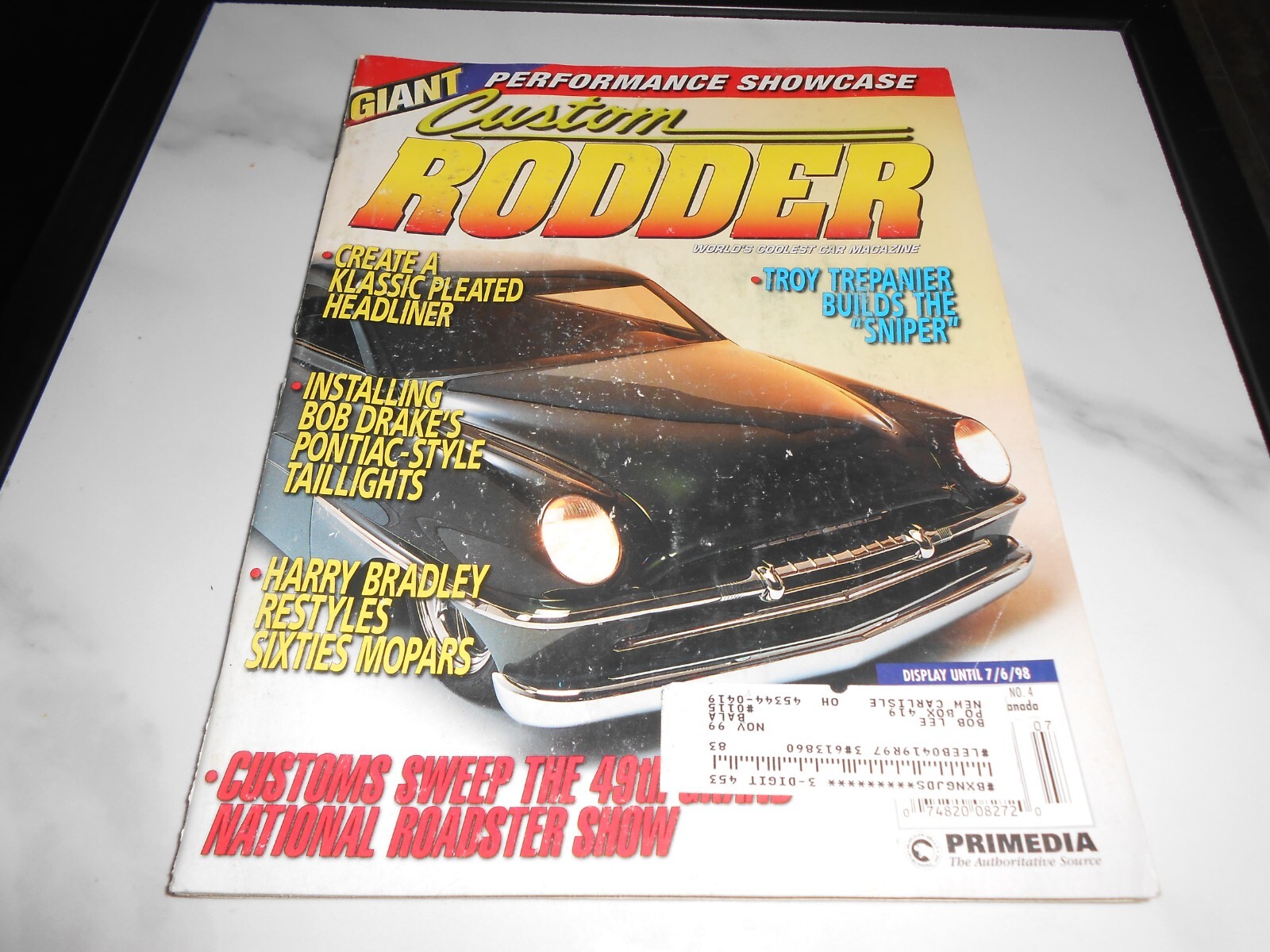 Custom Rodder July 1998, Troy Trepanier " Sniper", Harry Bradley, Bat 2 ...