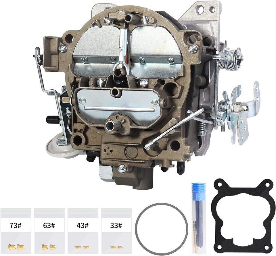 4 Barrel 4MV Rochester Quadrajet Carburetor For Chevy 327 350 427 454 ...