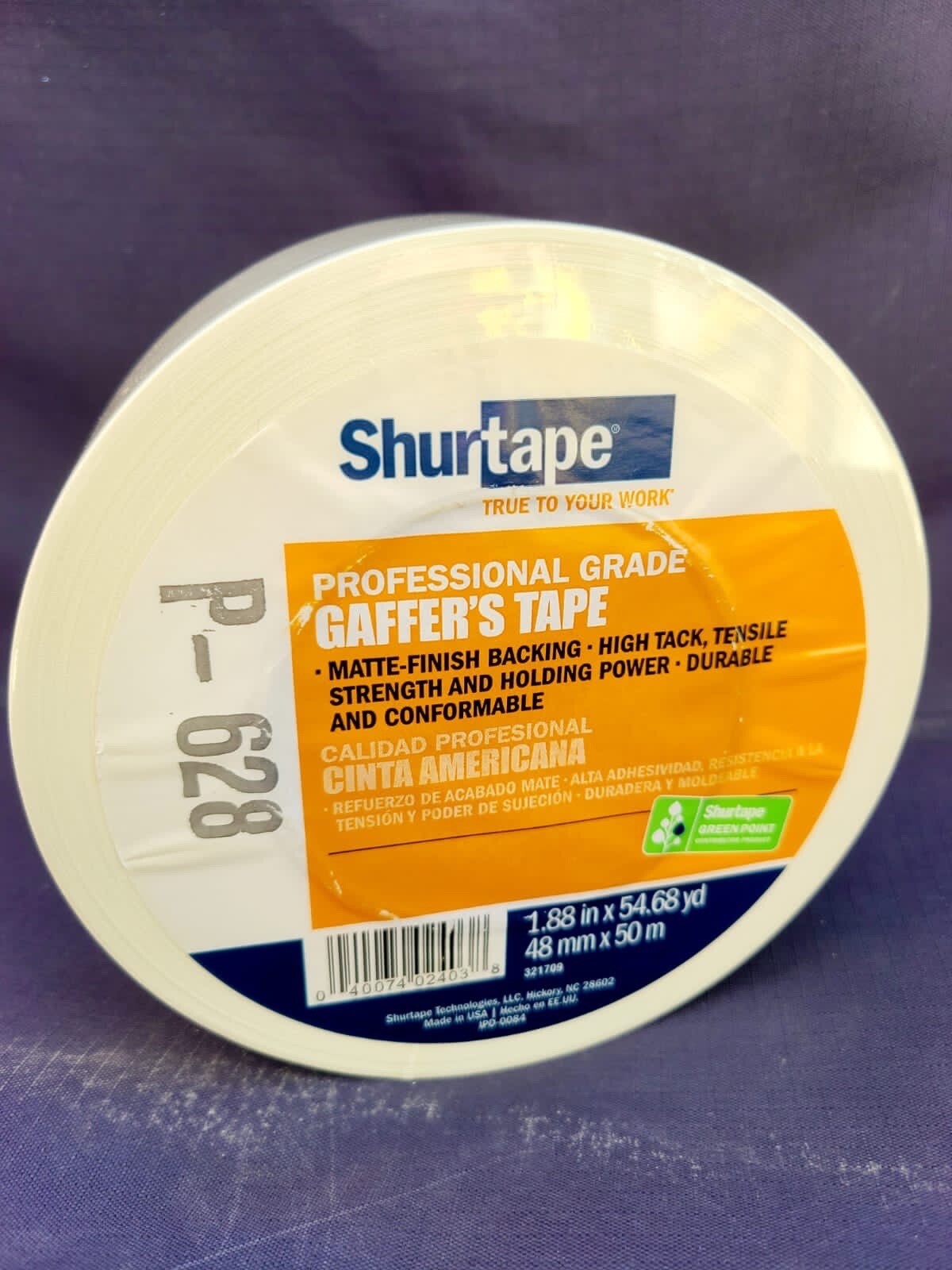 Shurtape P-628 Gaffers Tape Cream Roll (1.88" X 54.68yd) | eBay