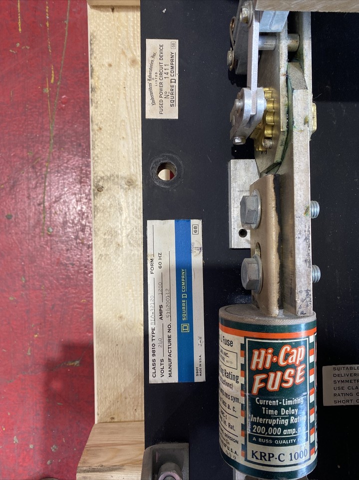 Square D Bolt-Loc Pressure Contact Switch 1200 Amp 240 Volt BLO32120 | eBay