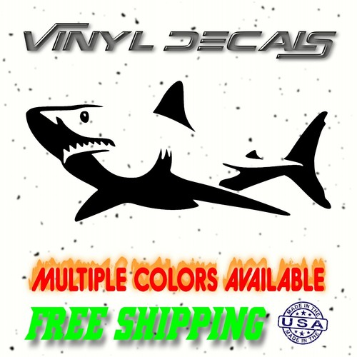 Great White Shark Vinyl Sticker Decal / car truck window laptop tumbler ...