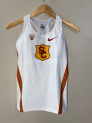 Nike Team Issued USC Trojans Track Field Running Singlet AJ6516-XXX ...
