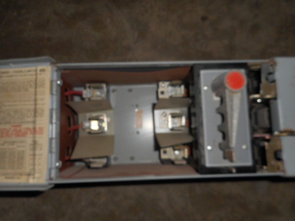 FEDERAL PACIFIC FPE PANELBOARD SWITCH 30 AMP 600V 3 POLE QMQB3336R ...