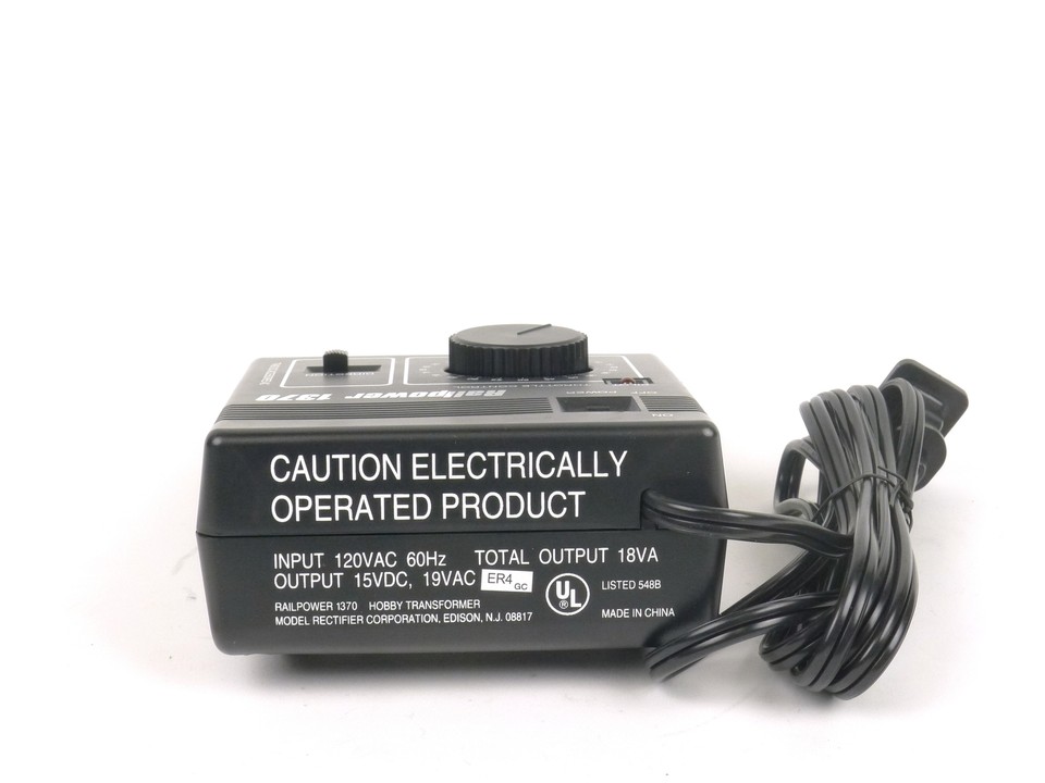 MRC Railpower 1370 Model Train Powerpack For HO and N Gauge Trains ...