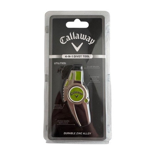 Callaway 4-in-1 Divot Tool Club Brush Groove Cleaner Ball Marker Fix ...
