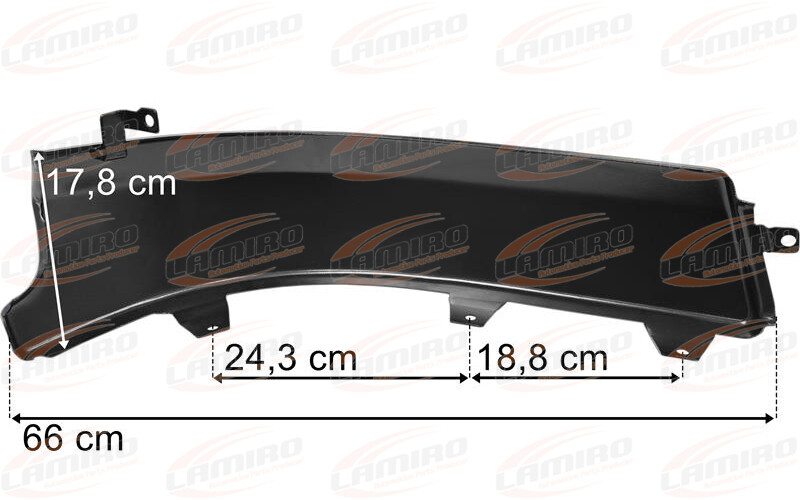 fits VOLVO FH4 FM4 FRONT BUMPER LEFT PART STEEL 21838931 82847044 ...