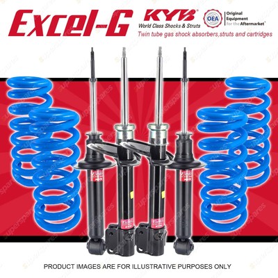4x KYB EXCEL-G Shock Absorbers + Lovells STD Coil Springs for HYUNDAI ...