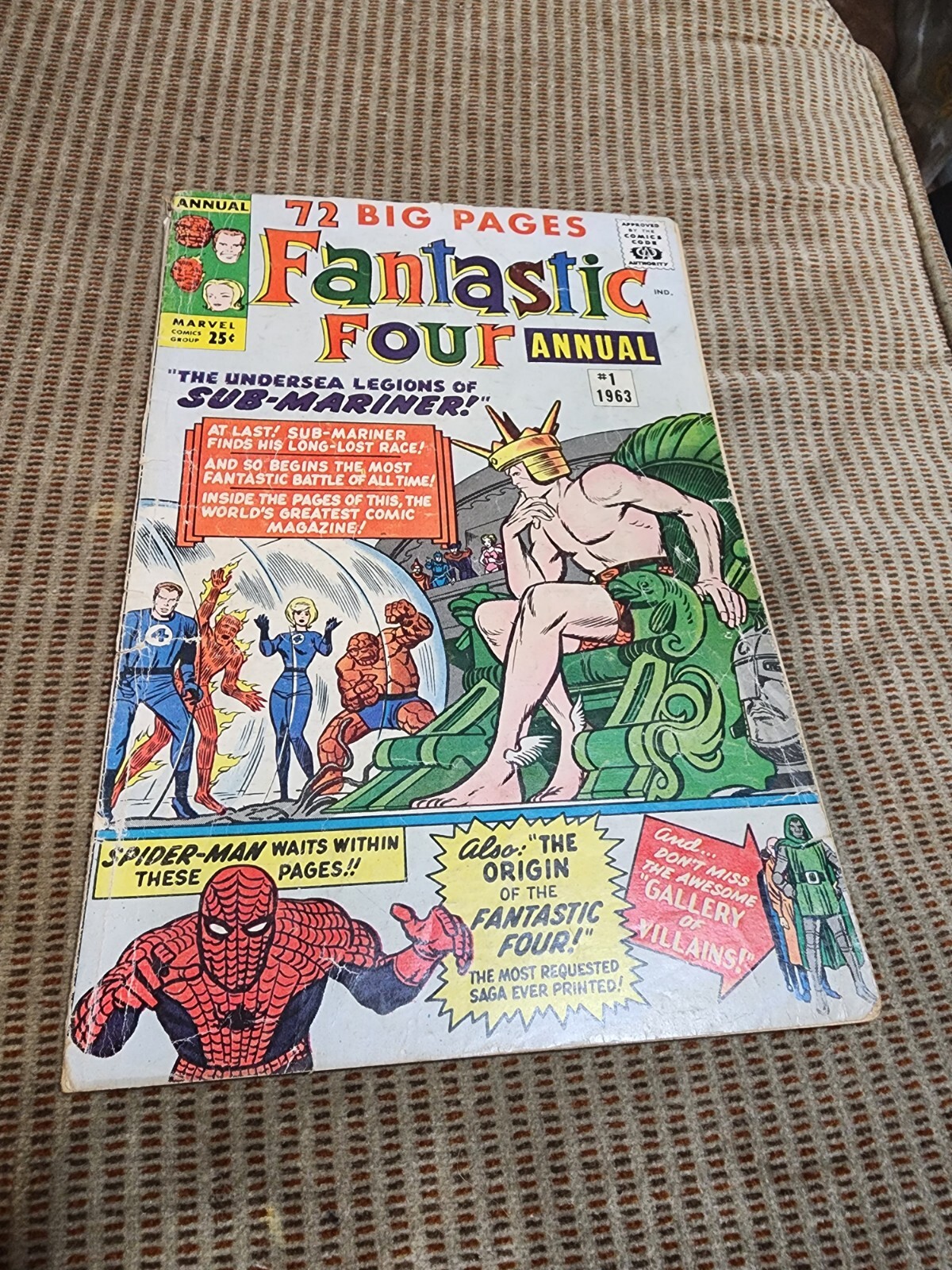 Fantastic Four Annual #1 (1963) 1st Appearance Lady Dorma! Marvel ...