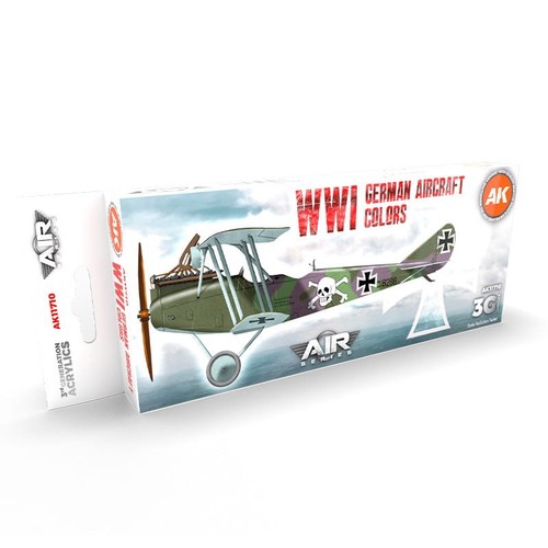 AK INTERACTIVE 11710 - WWI German Aircraft Color acrylic paint set | eBay