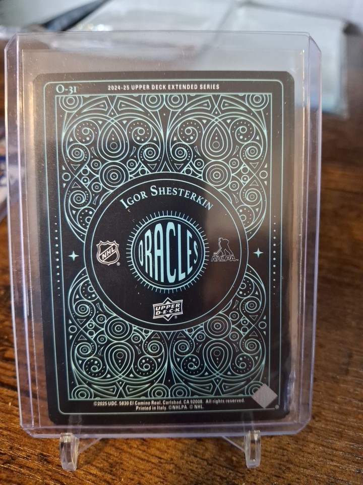 2024-25 UD Blue Igor Shesterkin Oracle Blue SP O-31 | eBay
