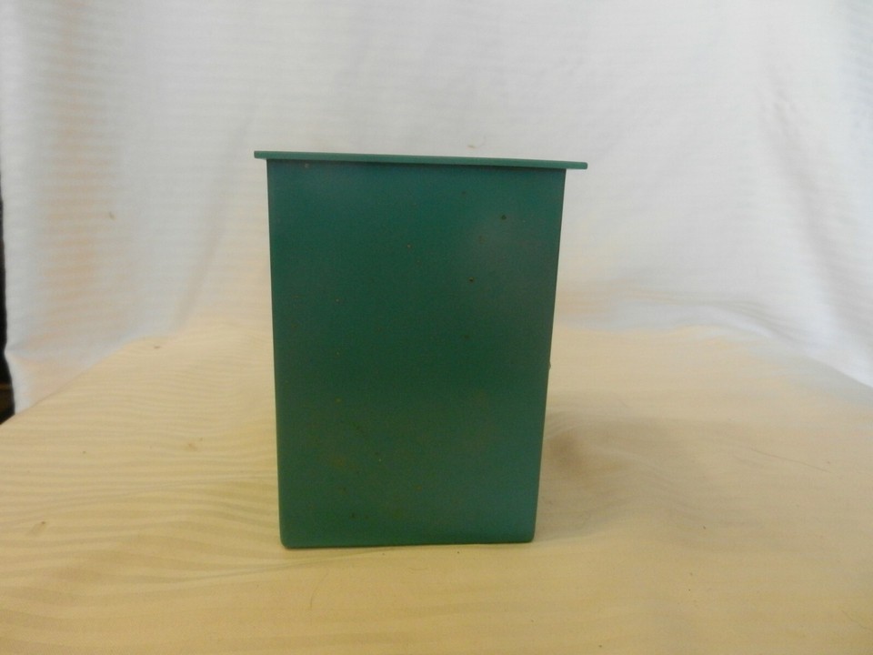 Green Plastic Flower Planter With Southwestern Colored Quartz Clock ...