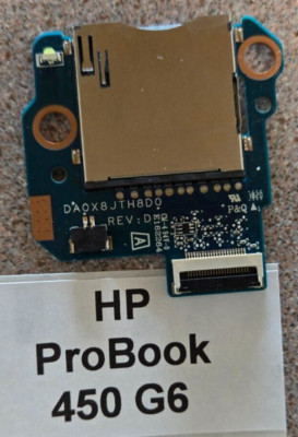 HP ProBook 450 G6 Laptop SD Card Reader Board DA0X8JTH8D0 | eBay