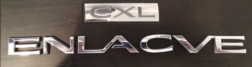 2008-2012 Buick Enclave Rear Tailgate Badge Logo Letters Chrome Emblem ...