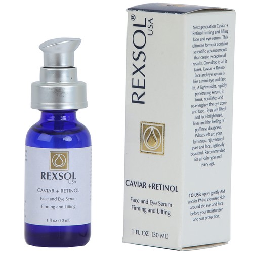 REXSOL CAVIAR + RETINOL Face and Eye Serum Firming and Lifting | eBay