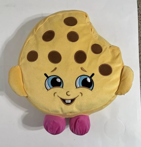 16" Shopkins Kooky Cookie Plush Pillow Stuffed Animal Toy Yellow 2013 ...
