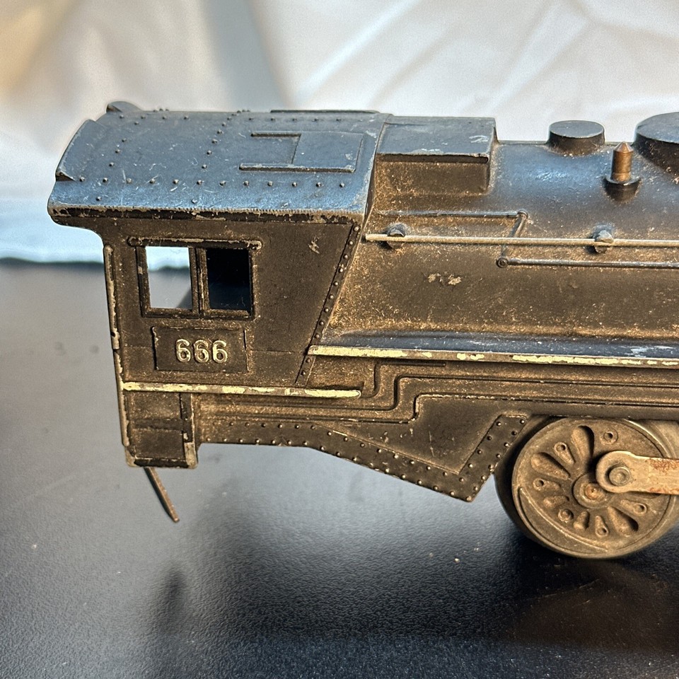 Marx Toys 666 Steam Engine Locomotive Train Black Steam | eBay