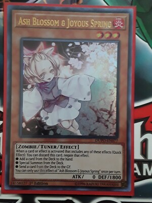 Yugioh! Ash Blossom & Joyous Spring DUPO-DE077 Ultra Rare 1st Ed NM | eBay