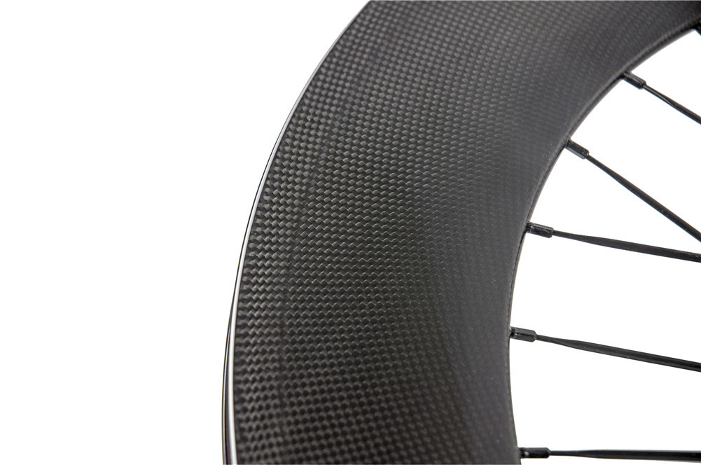 70mm Tri Spoke Front Wheel 88mm Rear Carbon Wheelset Fixed Gear Wheels ...