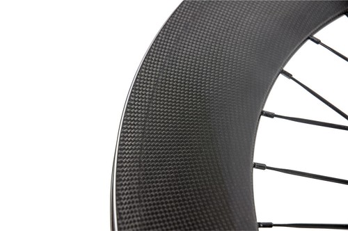 70mm Tri Spoke Front Wheel 88mm Rear Carbon Wheelset Fixed Gear Wheels ...