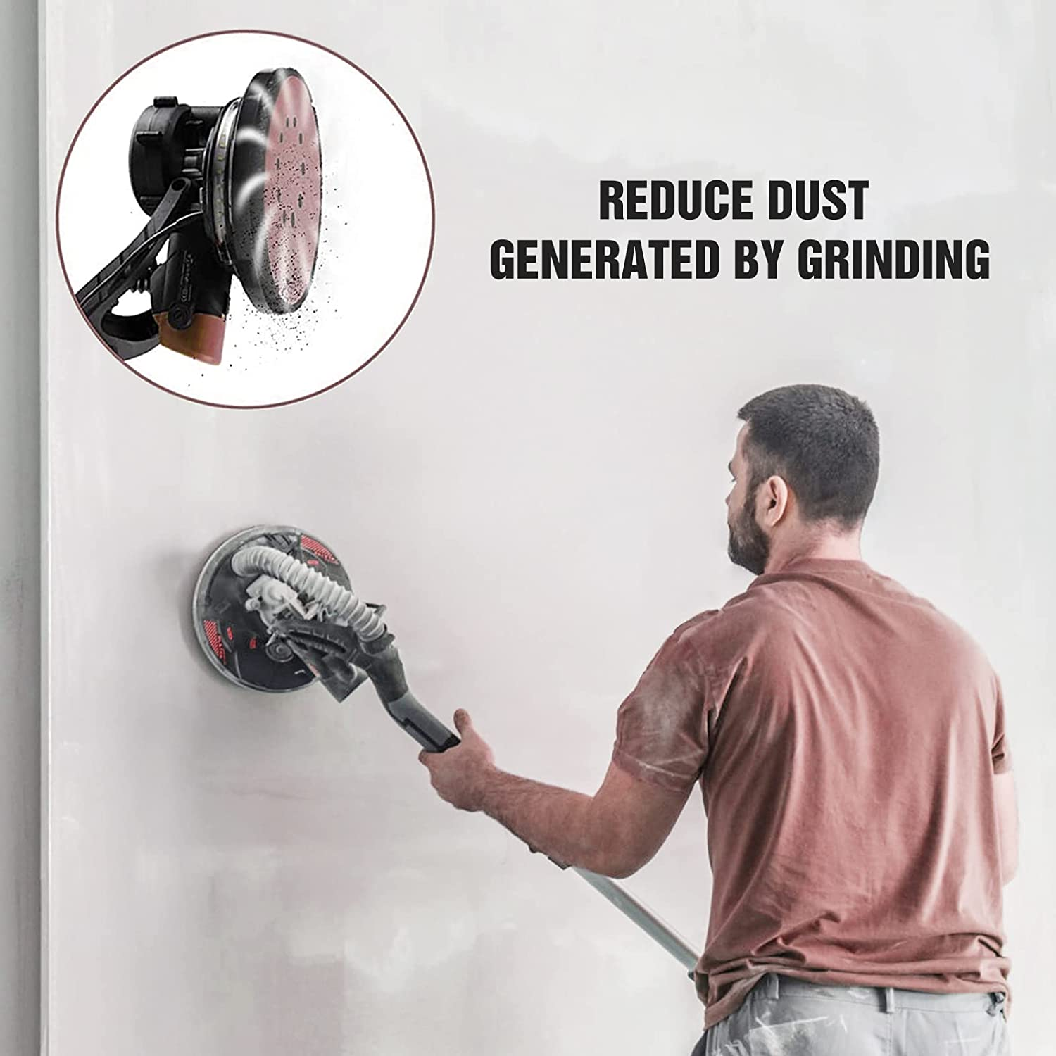 9 Inch Sanding Discs 40 Grit 8 Holes Hook and Loop Sandpaper for ...