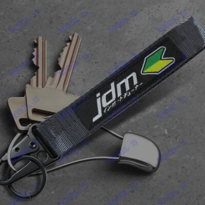 JDM Universal Keychain Metal key Ring Hook Strap Lanyard Nylon BRAND ...