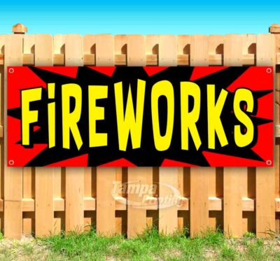 FIREWORKS Advertising Vinyl Banner Flag Sign USA TNT SPARKLERS | eBay