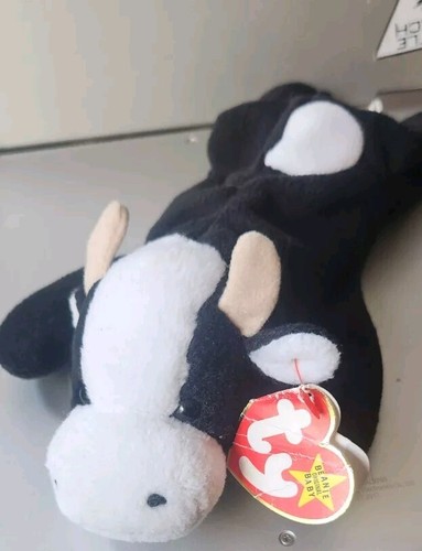 RARE Retired Ty Daisy The Cow Beanie Baby Rare Tag Errors 2 Available ...