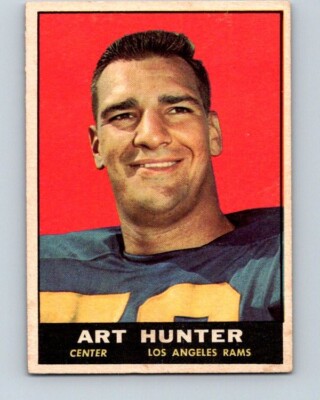 1961 TOPPS FOOTBALL #53 ART HUNTER MID GRADE LG | eBay