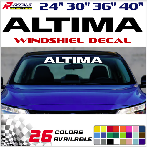 Windshield decal car sticker banner graphics window for or fits Nissan ...