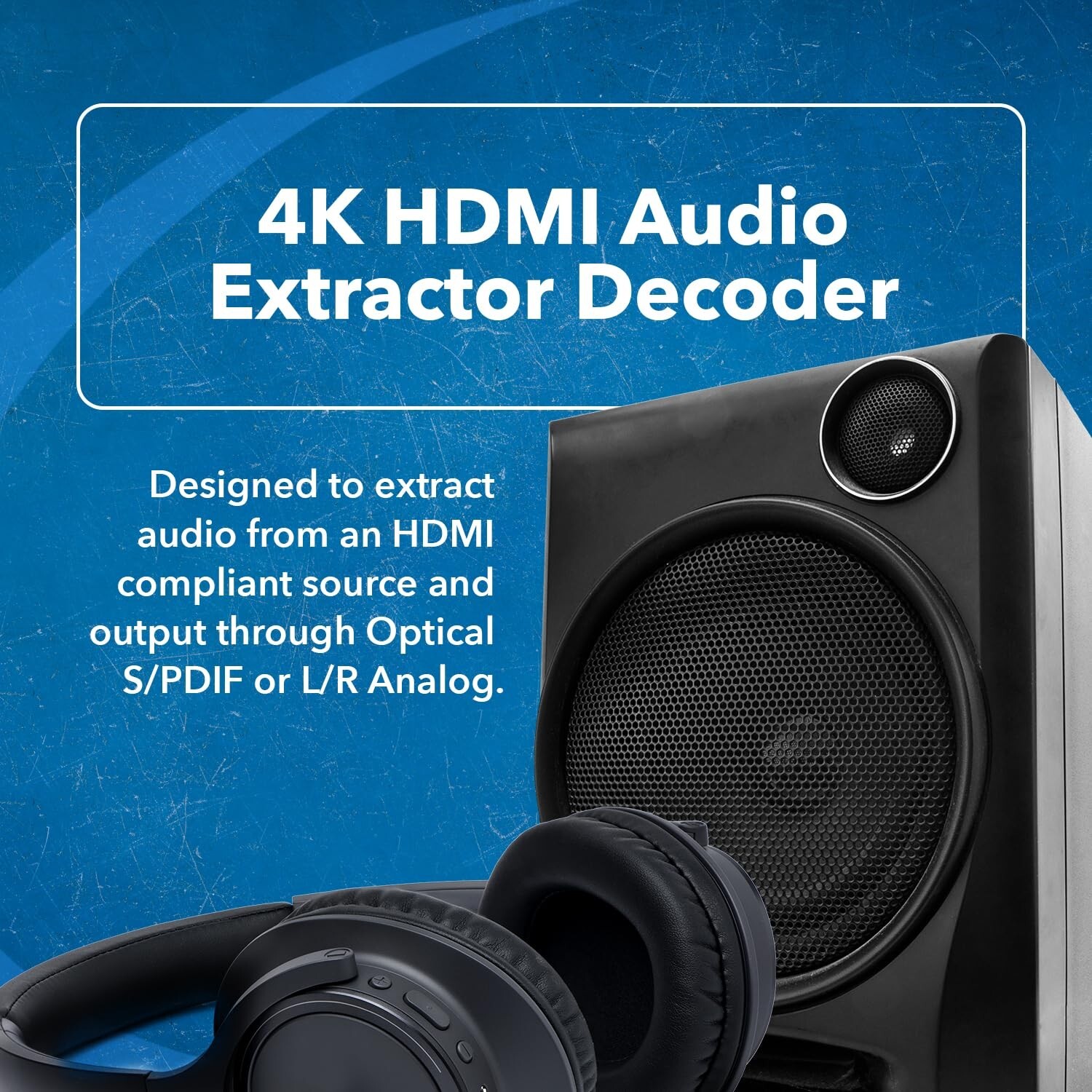 OREI 4K HDMI Audio Decoder Extractor, Downmix Dolby Audio Decoding DTS ...
