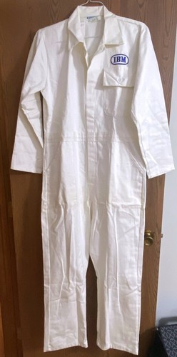 vtg IBM 80s Engineer Tech Computer Coveralls FLAME RETARDENT Costume ...