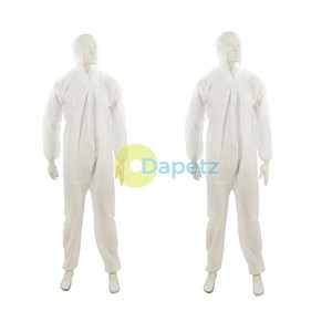2 x Disposable Paper Suit Protective Overall Coveralls Medium 120cm 46 ...