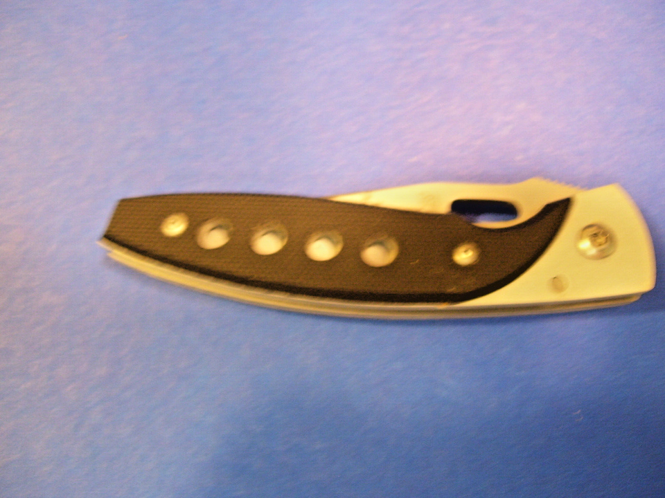 Tom Anderson Knives Mini Mohawk - 3" Standard Blade, 7" open, G-10 ...