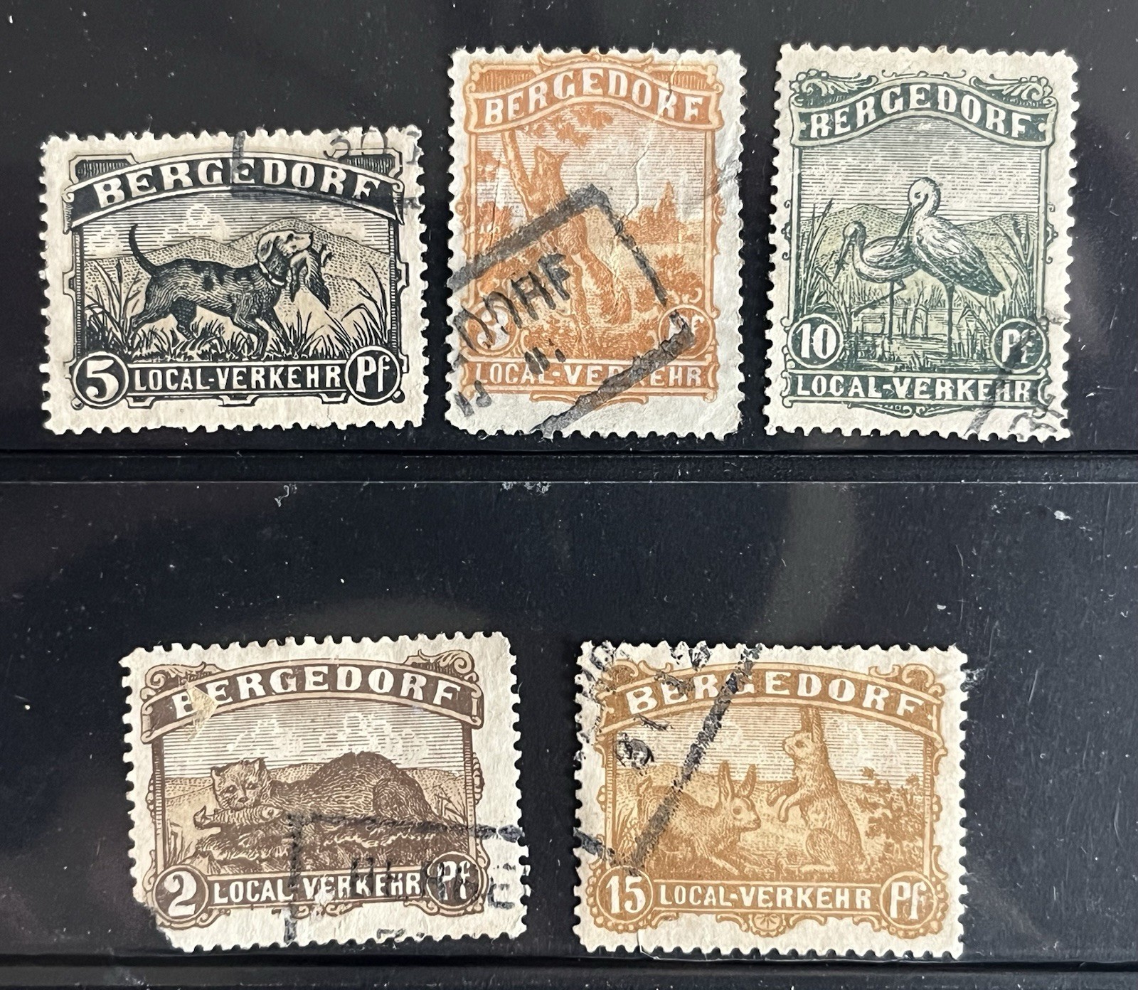 GERMANY - Bergedorf Animal Stamp Locals Stempelmarke Used - Hard To ...