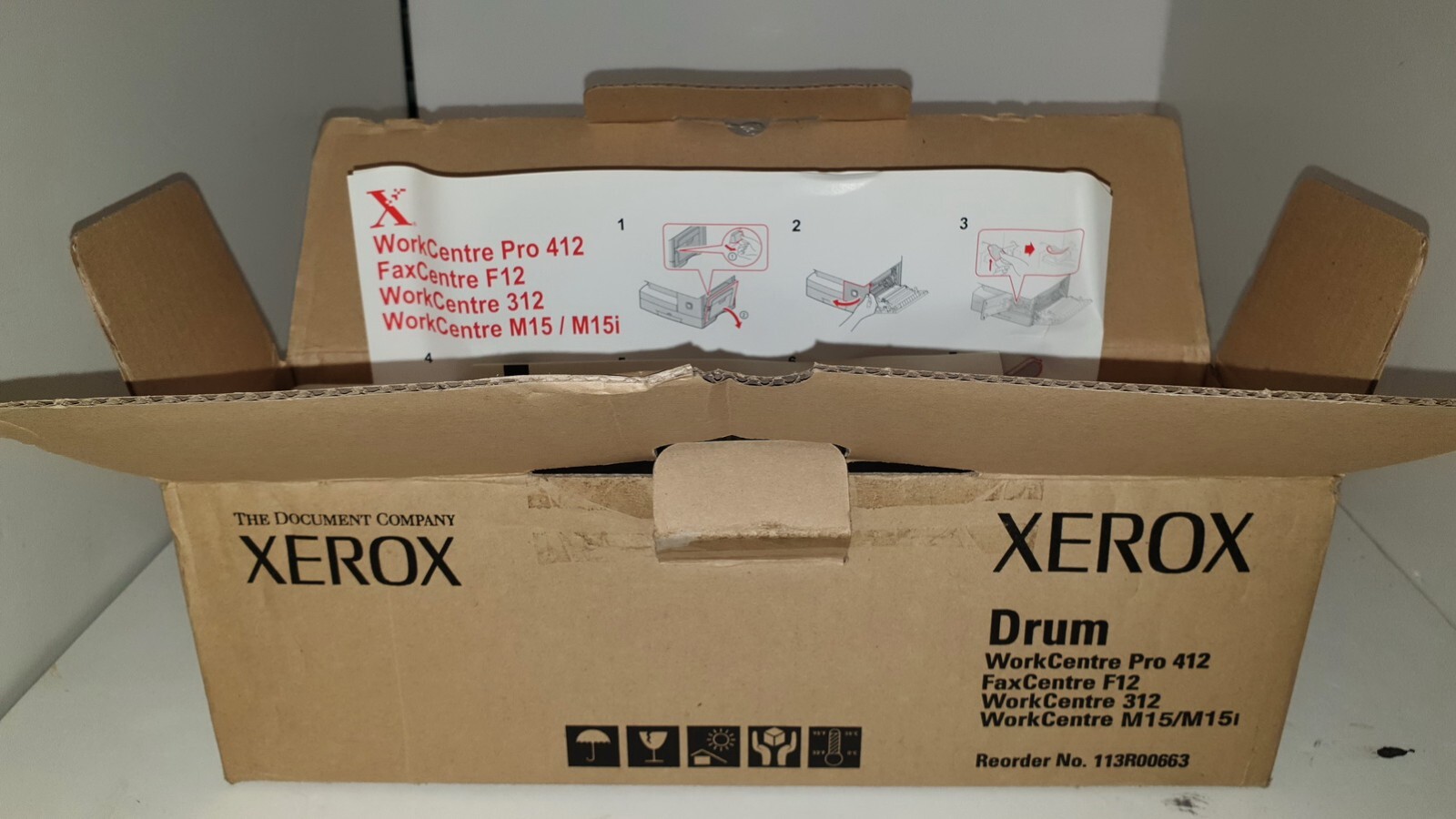 Original Xerox 113R00663 WorkCentre Pro 412 312 M15/M15i FC F12 DRUM ...