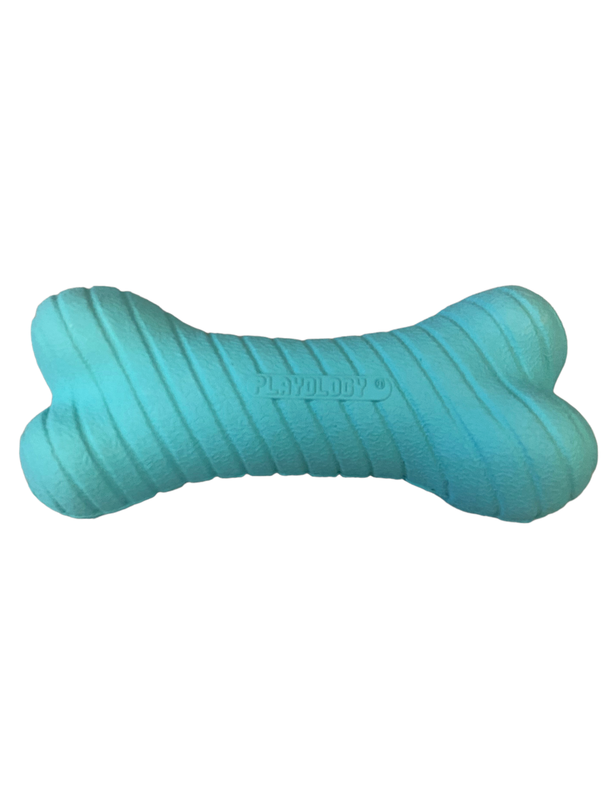 Playology Dual Layer Bone Dog Toy All Natural Peanut Butter Scent Large ...