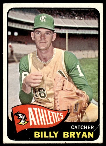 1965 Topps Billy Bryan Kansas City Athletics #51 al | eBay