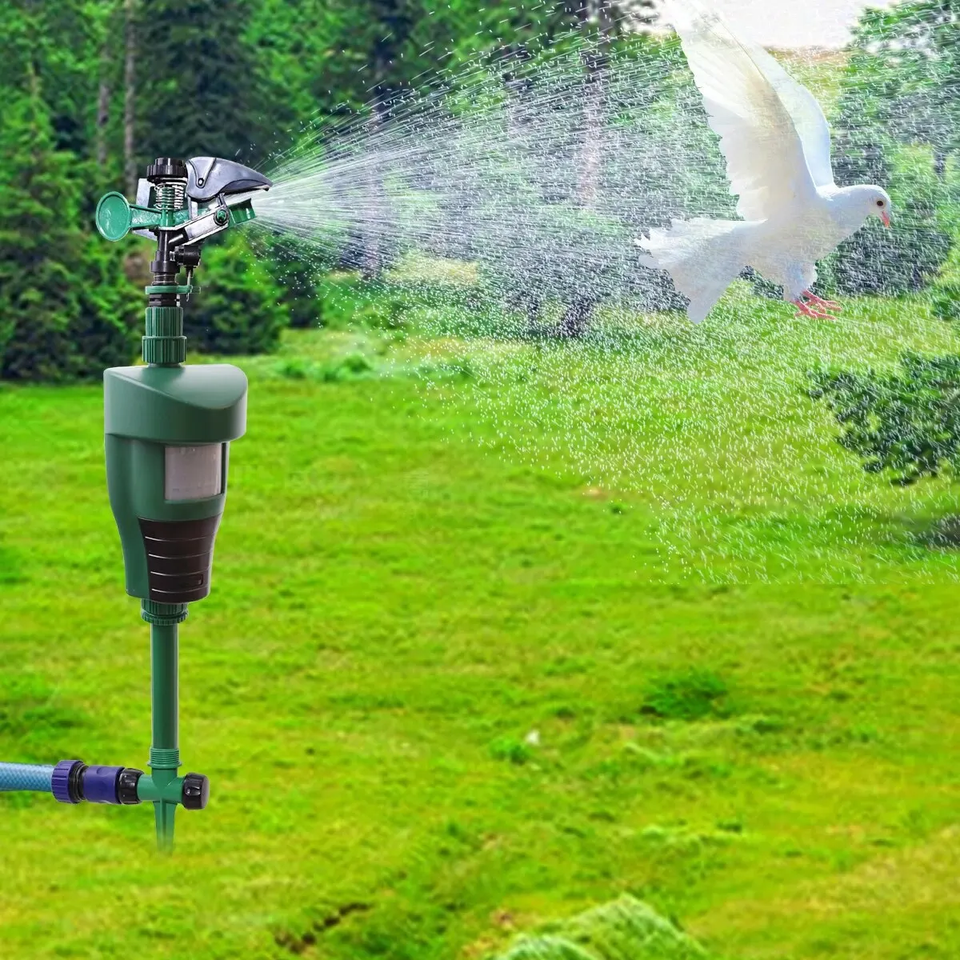 Motion Activated Sprinkler Jet Spray Animal Repellent Garden Pest ...
