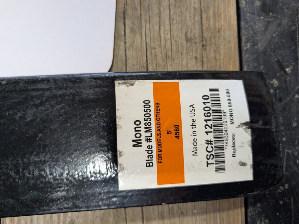 Tractor Supply TSC 1216010 Rotary Cutter Mower Blade Mono LM850500 ...