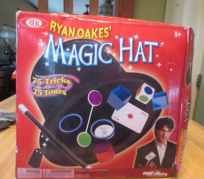 Ryan Oakes' Magic Hat 75 Tricks Magic Kit NIB 26608027195| eBay