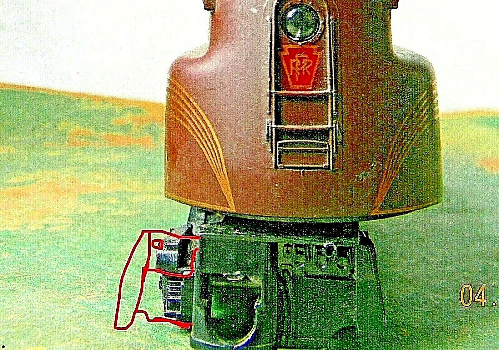 Pemco GG-1 Electric Locomotive ~ Pennsylvania RR ~ Runs Rd# 4828 5 ...