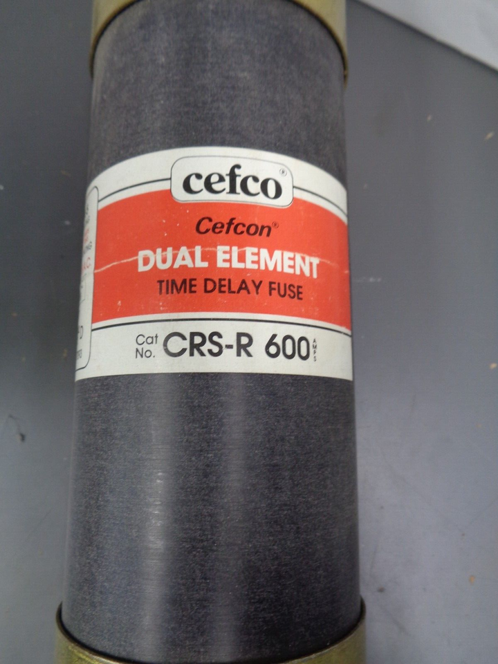 New Cefco CRS-R 600 Amp Fuse Time Delay Dual Element FRS R 600 600V | eBay