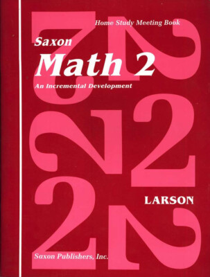 Saxon Math 2 Homeschool Student Meeting Book First Edition 2nd Grade ...