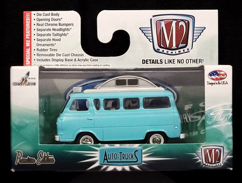 M2 Machines 65 1965 Ford Econoline Camper Van Auto-Trucks R32 15-02 ...