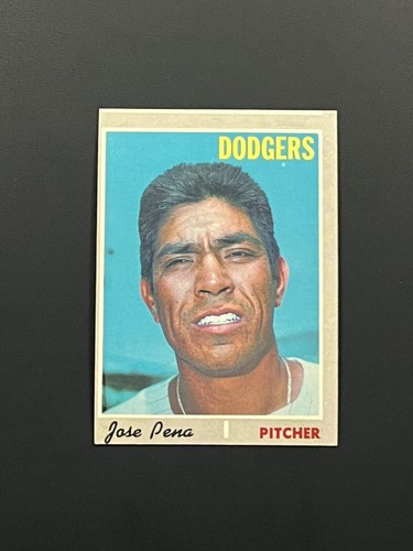 1970 Topps Jose Pena #523 NM-MT Los Angeles Dodgers | eBay