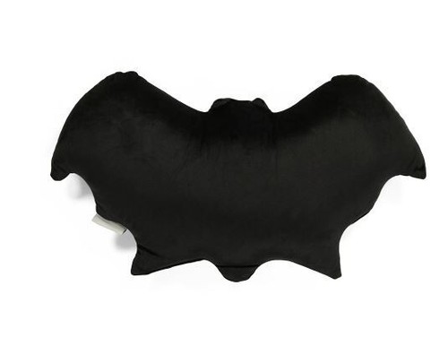 Bat Shaped Pillow 🦇 Novogratz Halloween Decor New 12x22 Velvet Bat ...